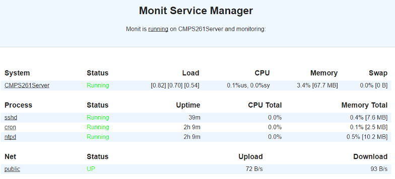CMPS 261 Server Management - Module 4: Tuning and Configuration